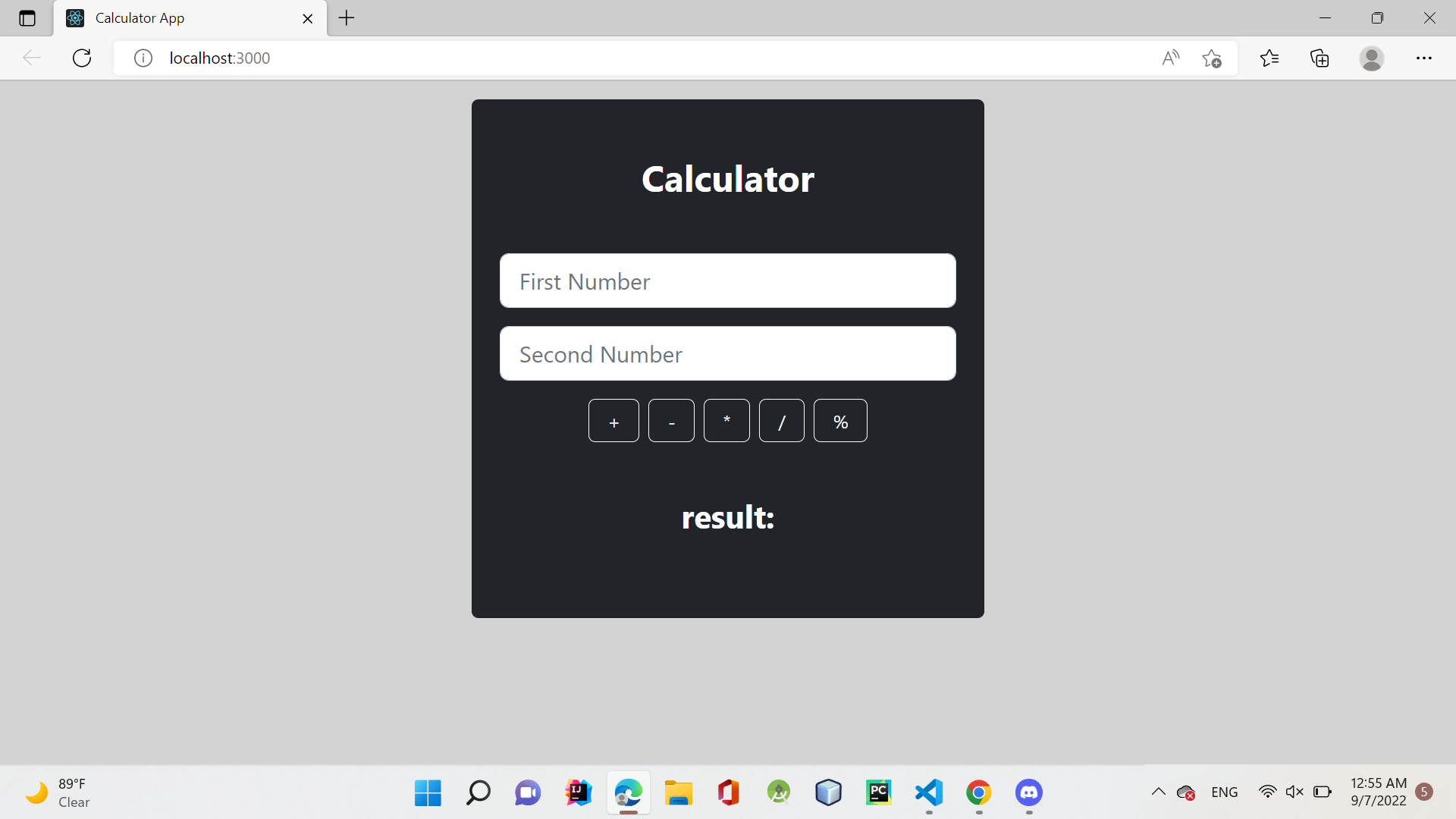 GitHub - Haya-Almalki/React-Calculator