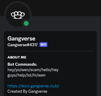 GitHub - gangverse/Gangverse-Discord-Bots: Crypto.com, Cronos, Minted, Crodex, Fortune, VVS Finance