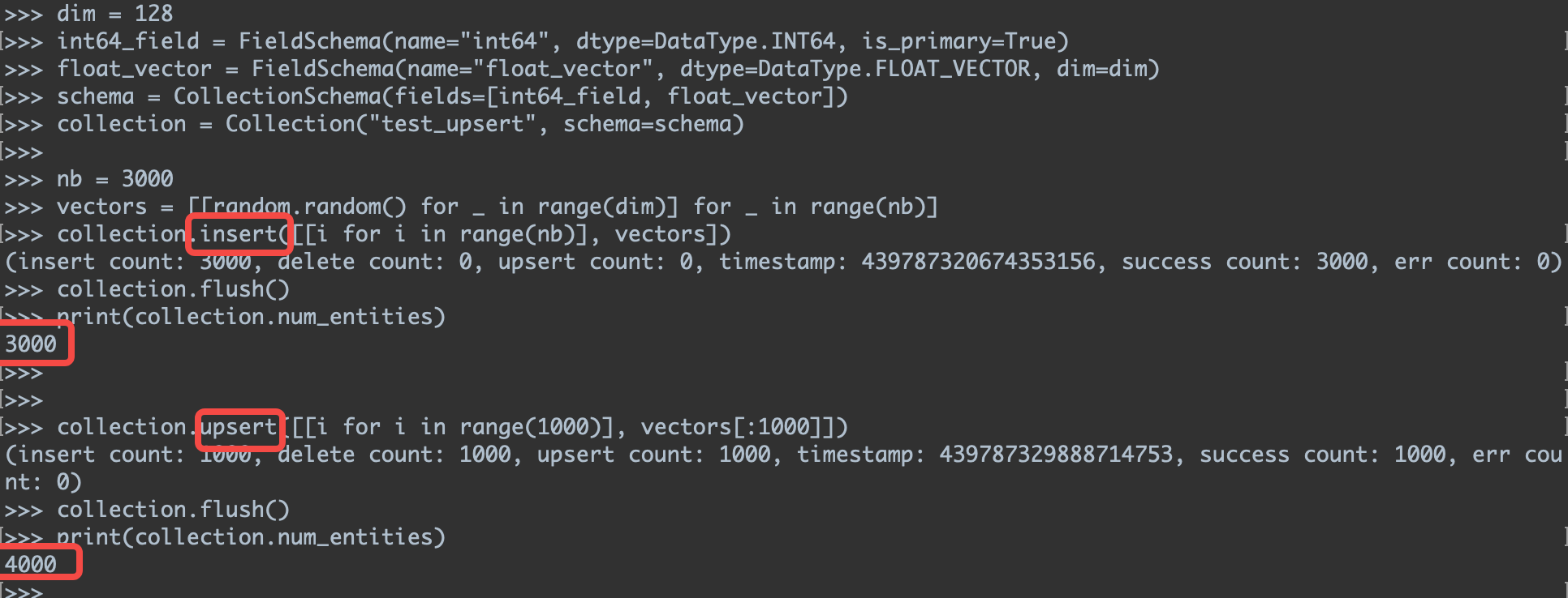 [Bug]: [Upsert]Num_entities is wrong when upsert data is same with inserted data · Issue #22496 ...