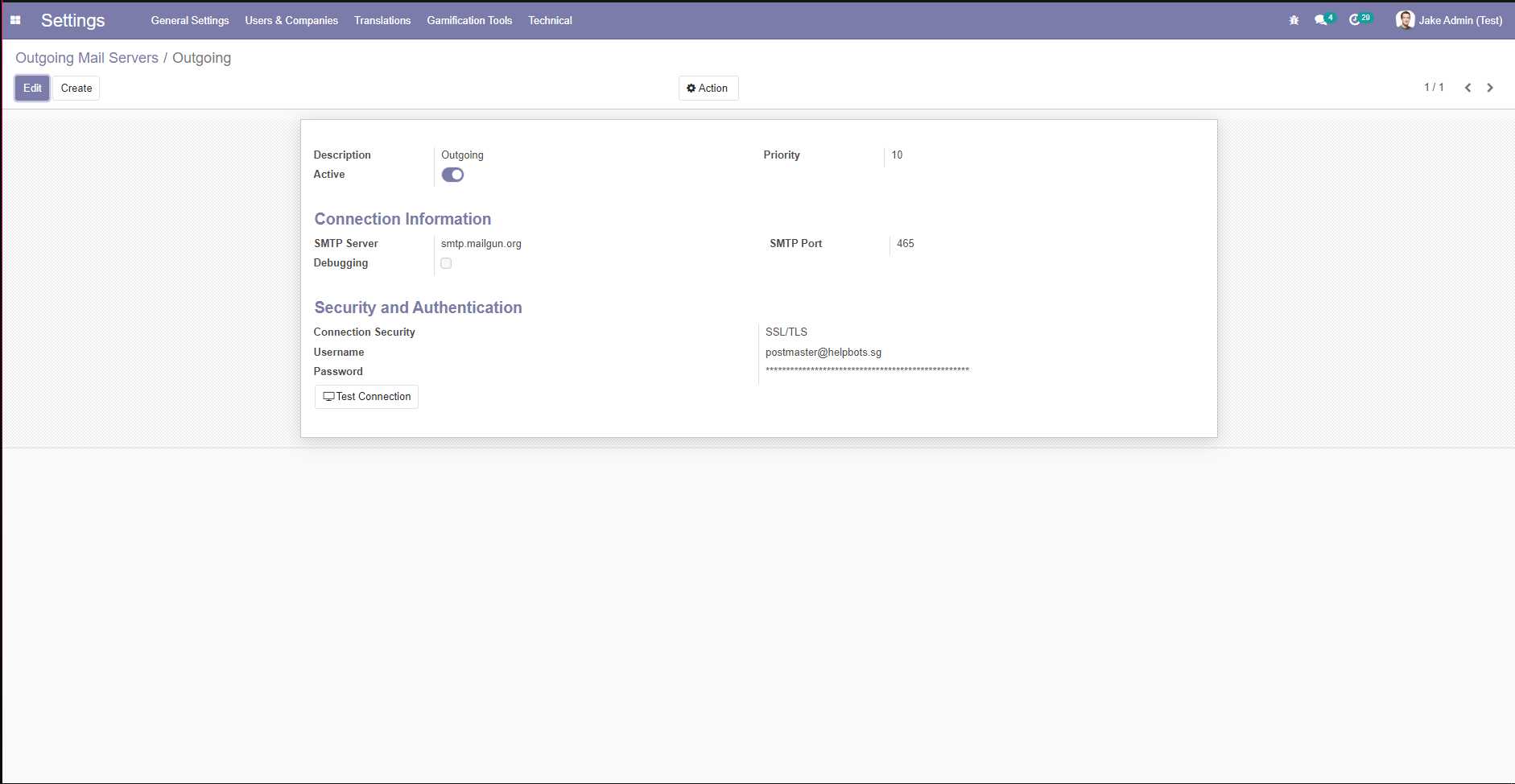 [14.0] Cannot create a Server Action that send an email everytime ...
