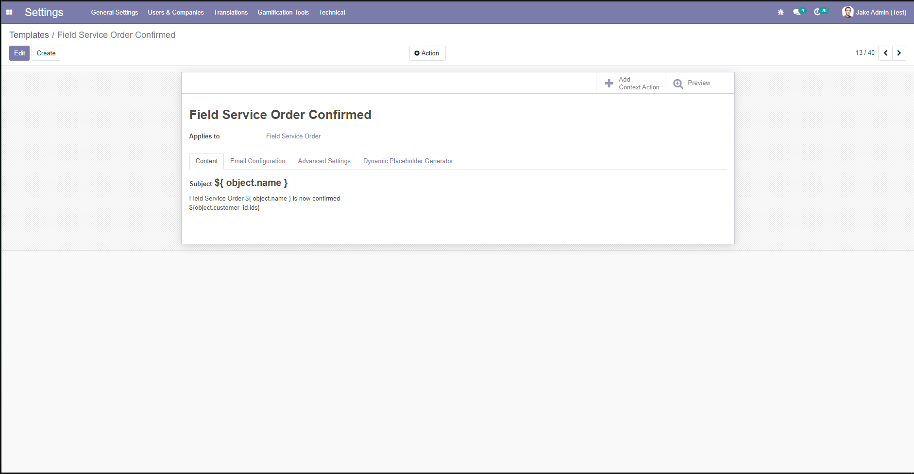 [14.0] Cannot create a Server Action that send an email everytime stages change · Issue #1000 ...