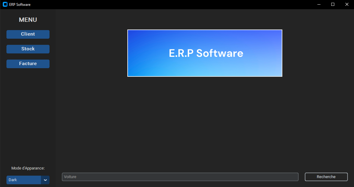 GitHub - chagna-yassine/ERP-software: desktop app with python for managing a compagnie or a ...