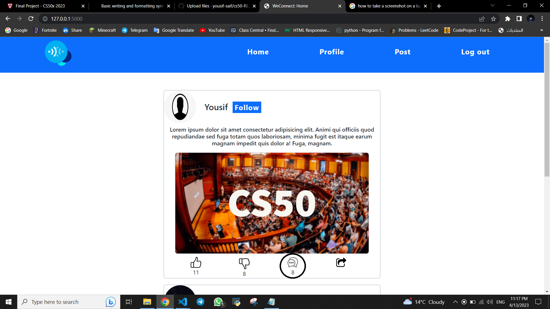 GitHub - yousif-saif/cs50-final-project-social-media-app: cs50 final project cs50 social media ...