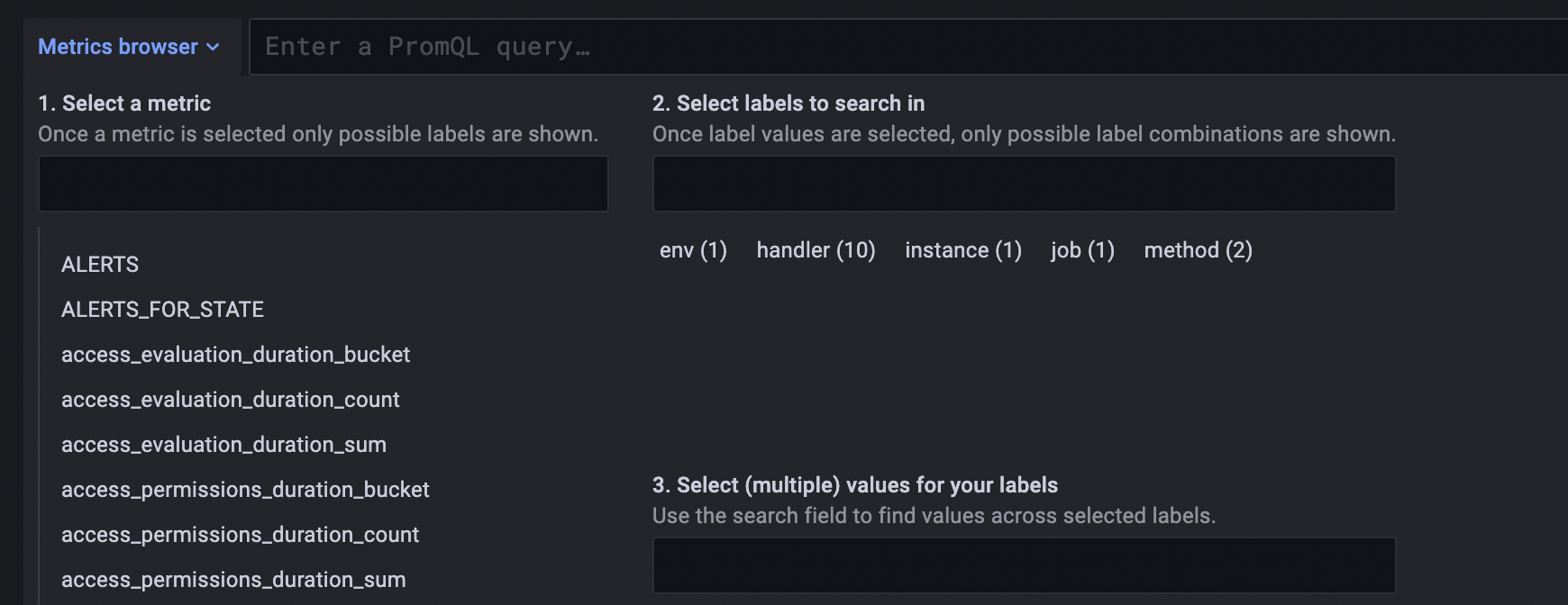 Prometheus: Metrics browser - replace /series endpoint · Issue #58188 · grafana/grafana · GitHub
