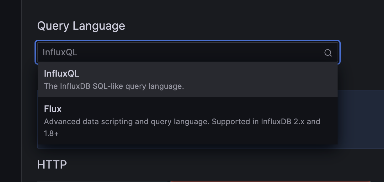 InfluxQL: Config editor no longer defaulting to influxQL · Issue #73245 · grafana/grafana · GitHub