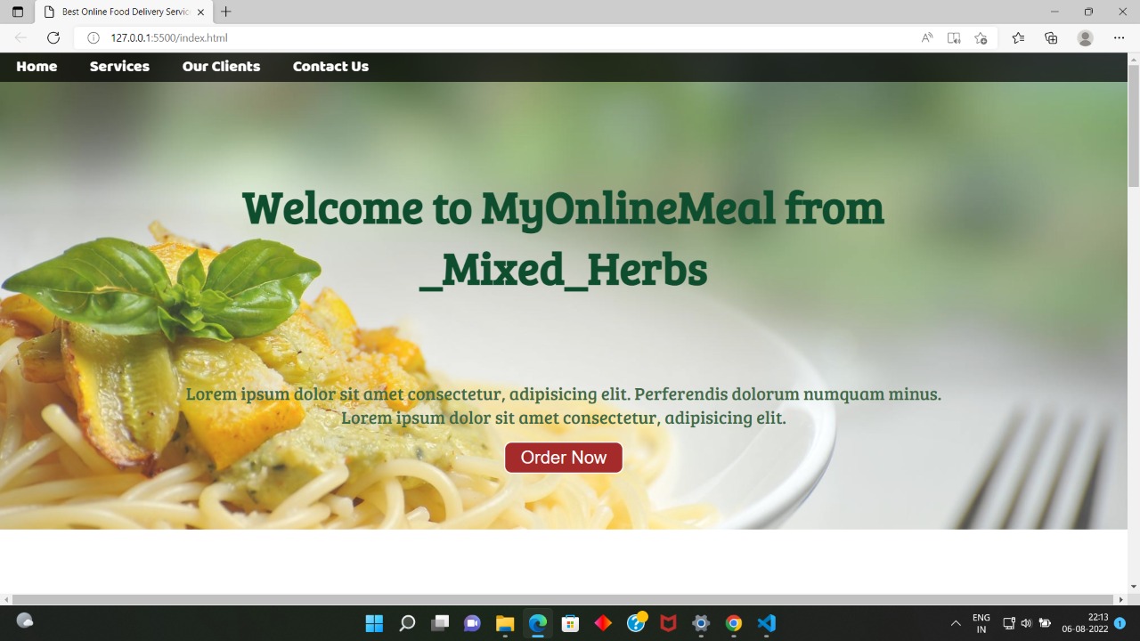 GitHub - PalAyantika/FoodOrderingWebsite: FoodOrderingWebsite using css and html