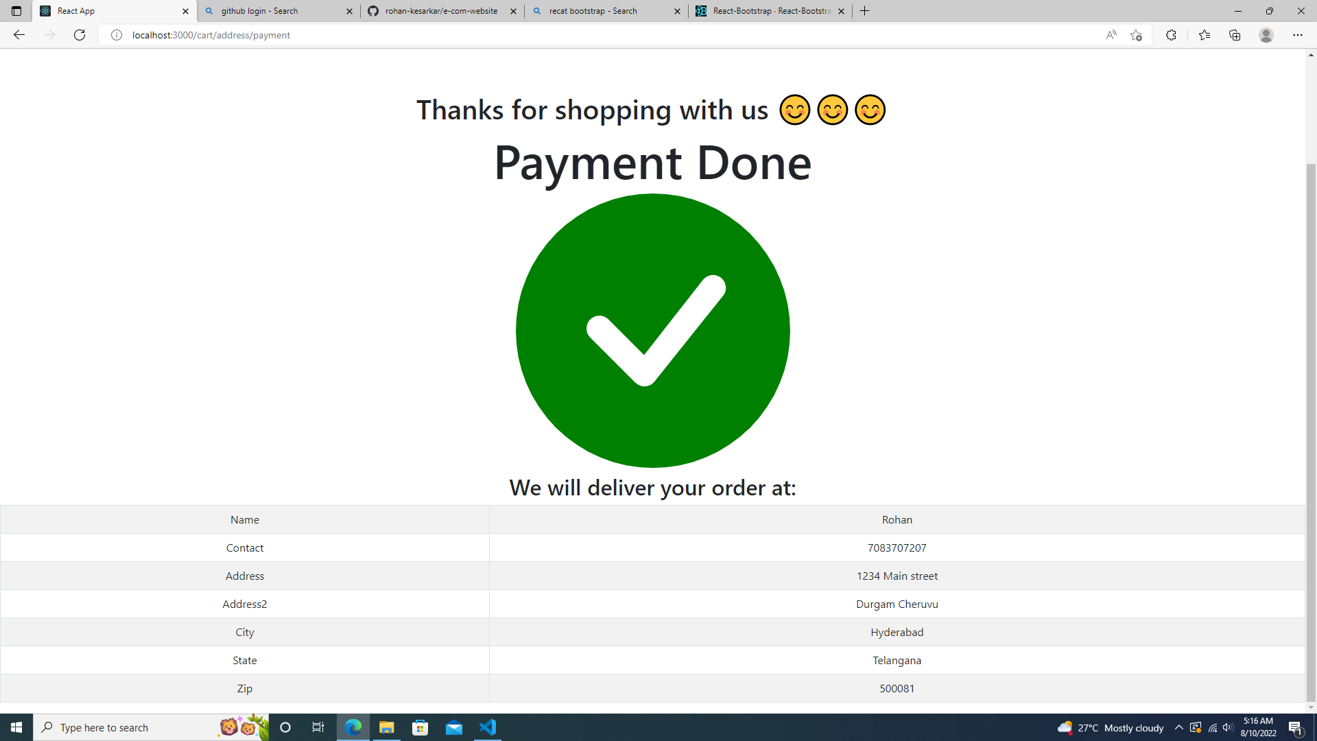 GitHub - rohan-kesarkar/e-com-website