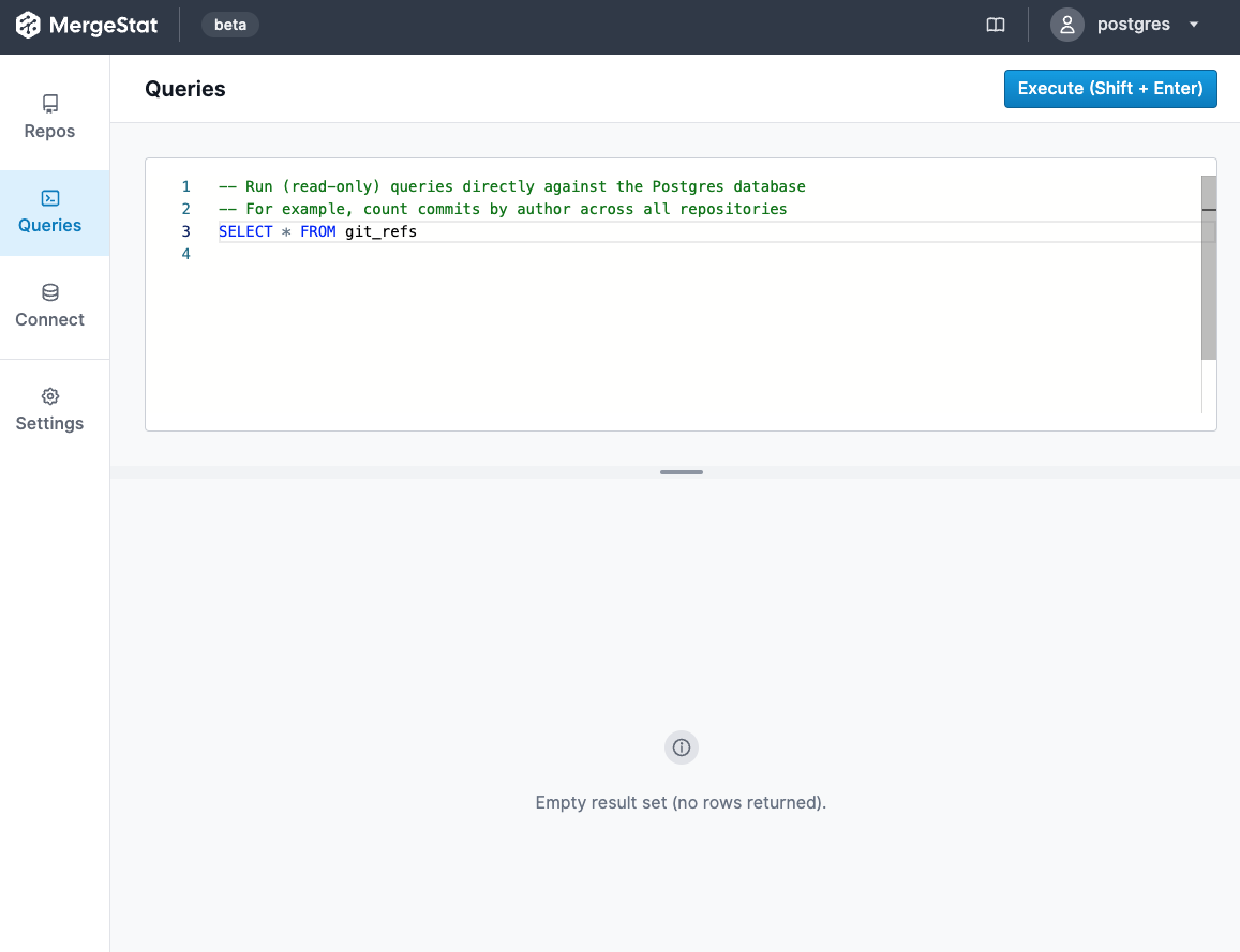 Query results should show a different message when no results are returned · Issue #422 ...