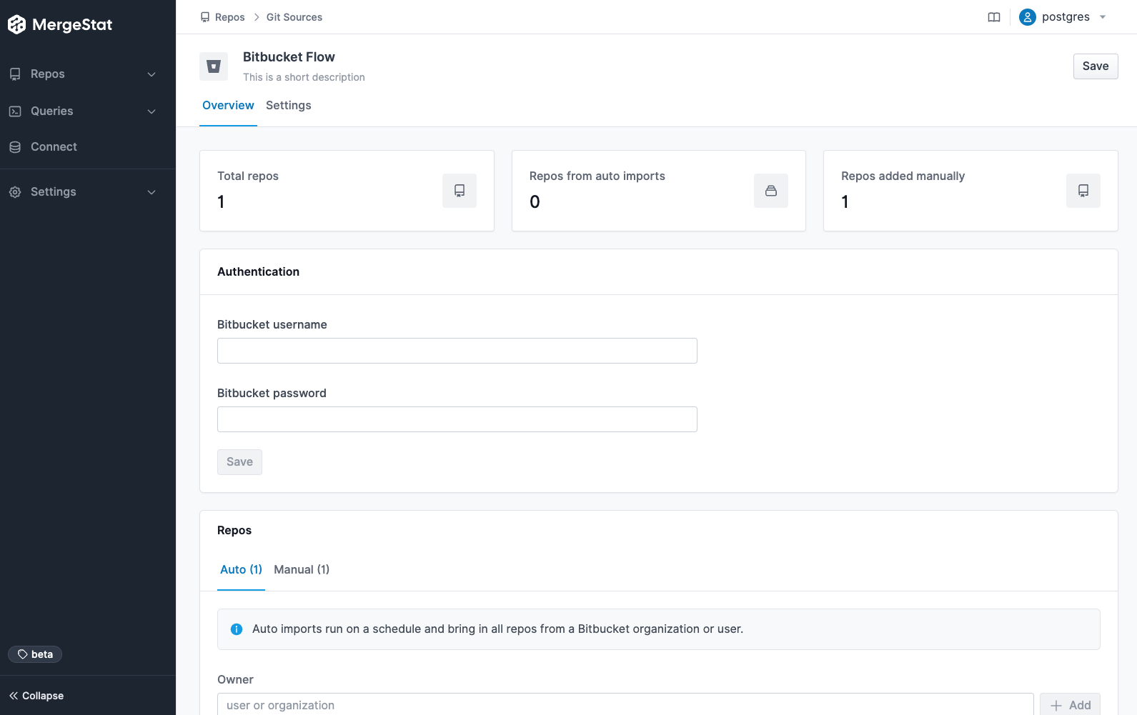 Bitbucket Git Source Flow · Issue 893 · Mergestat Mergestat · Github