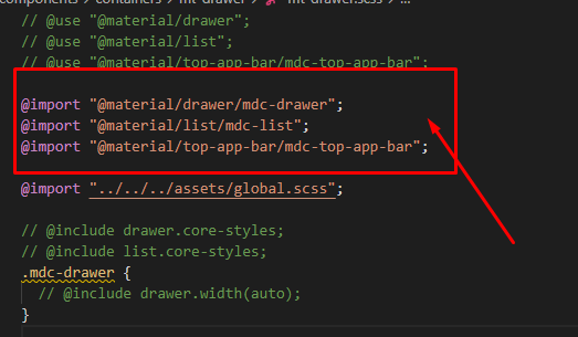 MDC- Drawer Style · Issue #6433 · material-components/material-components-web · GitHub