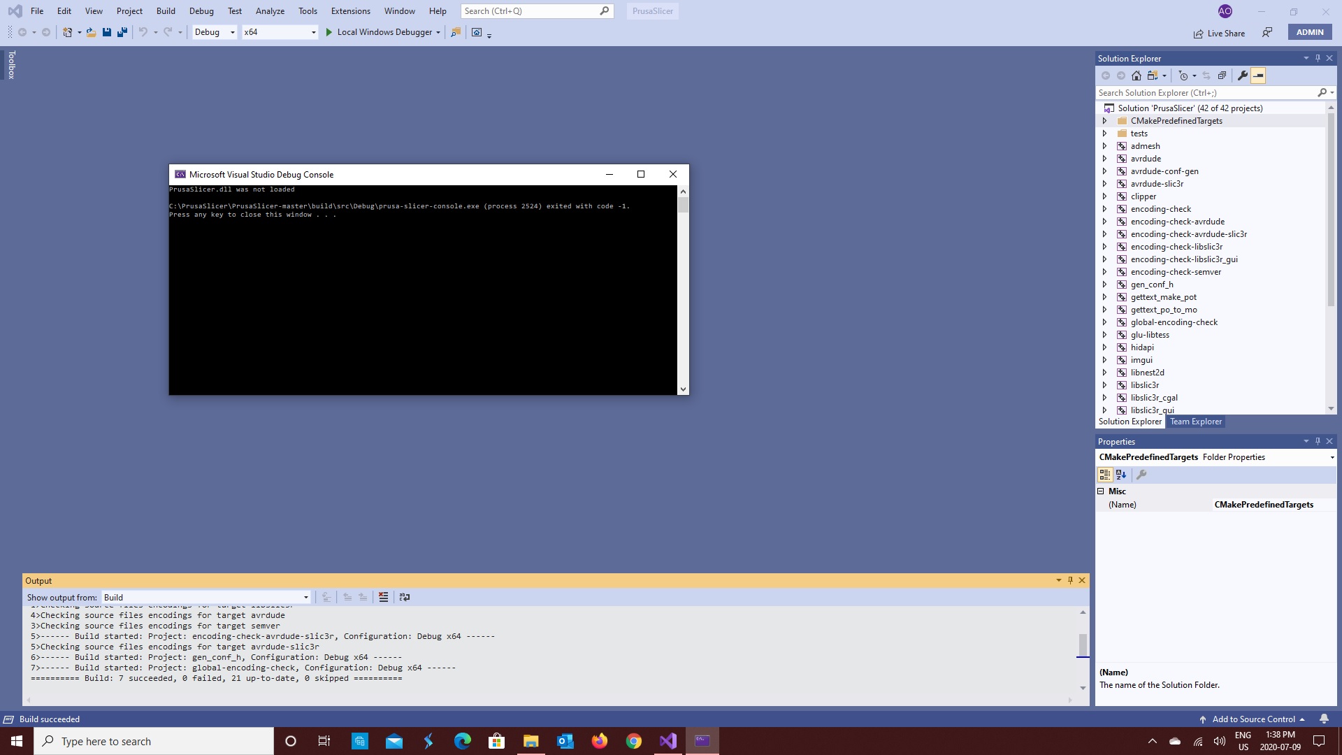 Won't start, error when start without debug per instructions · Issue ...