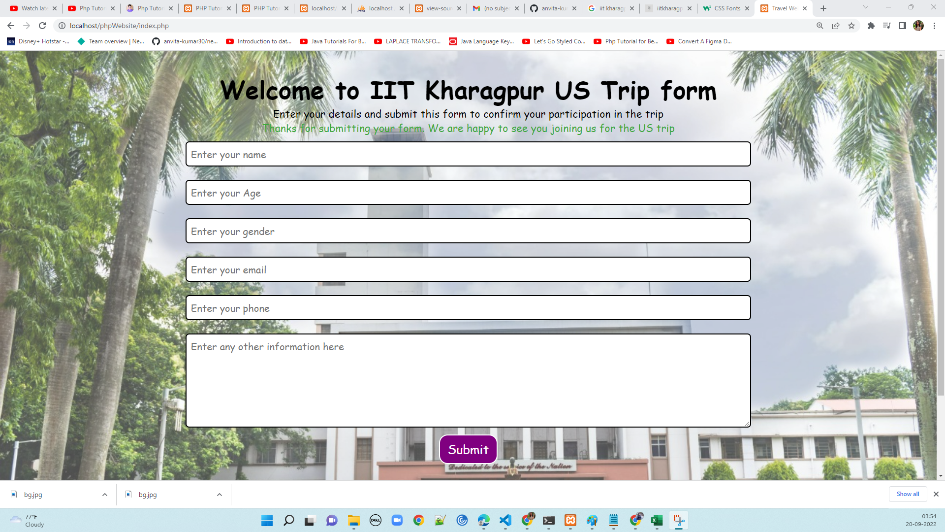 GitHub - anvita-kumar30/phpWebsite