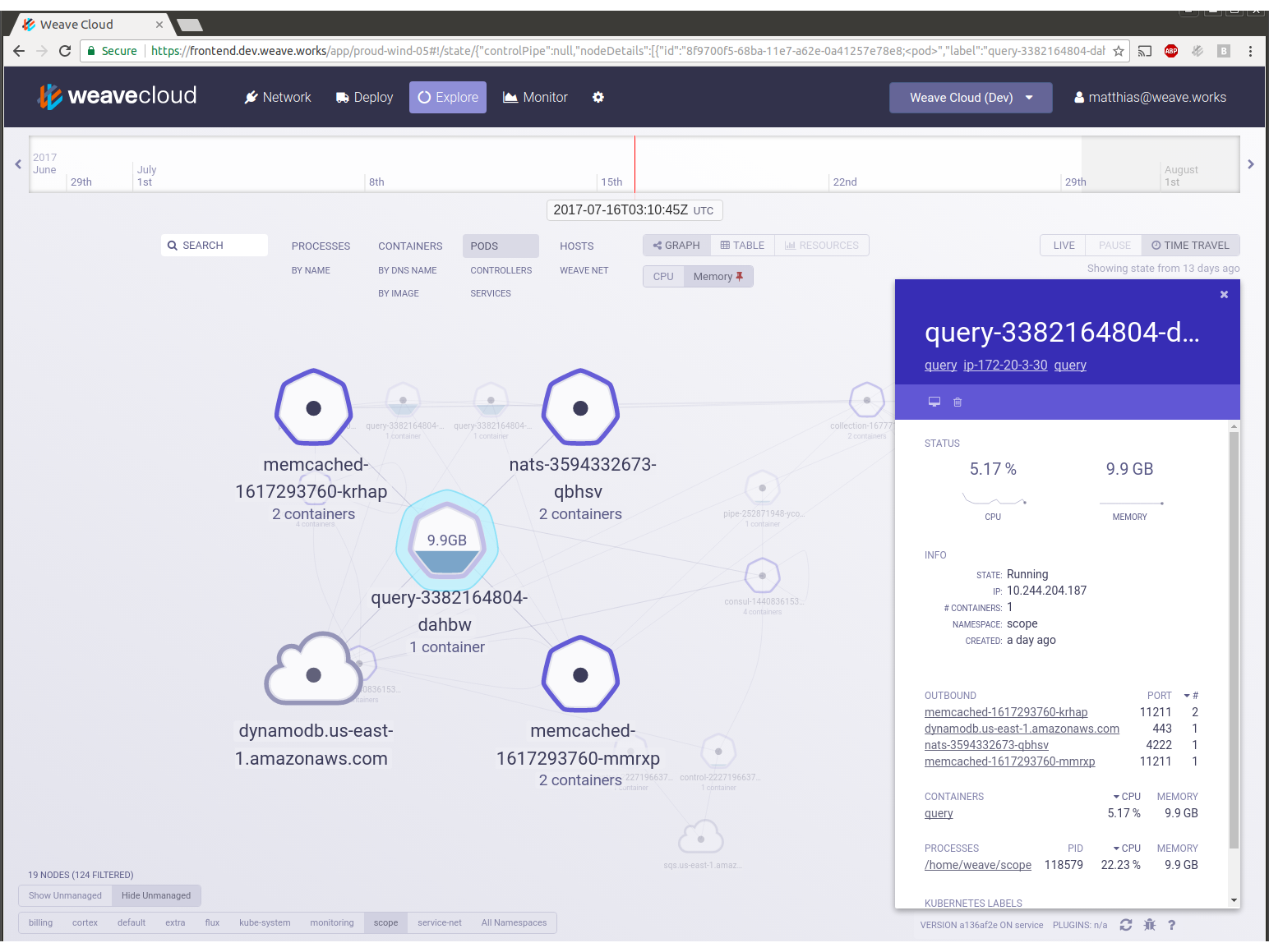 Time Travel: details panel navigation does not respect time · Issue #2769 · weaveworks/scope ...