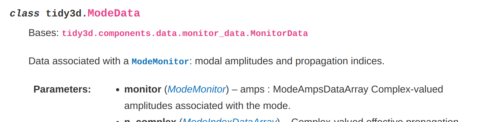 Docs for many *Data classes are not displayed correctly · Issue #860 · flexcompute/tidy3d · GitHub