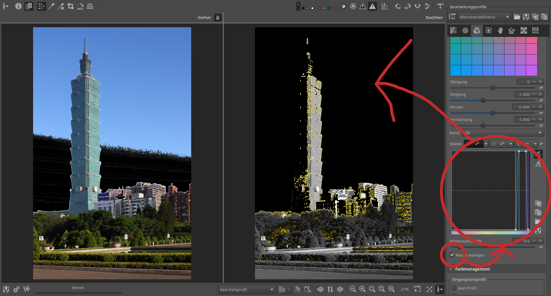 Color Toning mask is used for clipped highlight indicator · Issue #6579 ...
