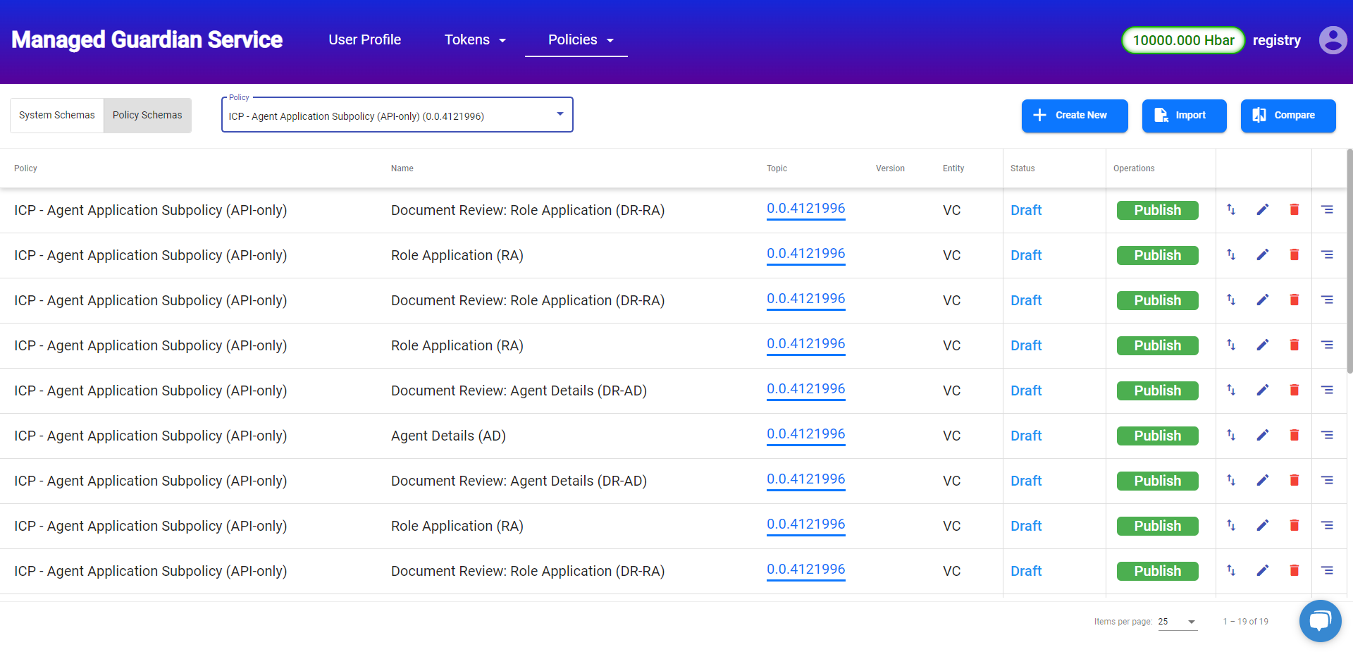 Add the ability to see schema verison number in “draft” status · Issue #2021 · hashgraph ...