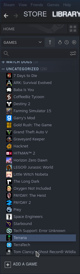 Last Item in Game / Tool list sidebar not selectable by mouse · Issue #9214 · ValveSoftware ...
