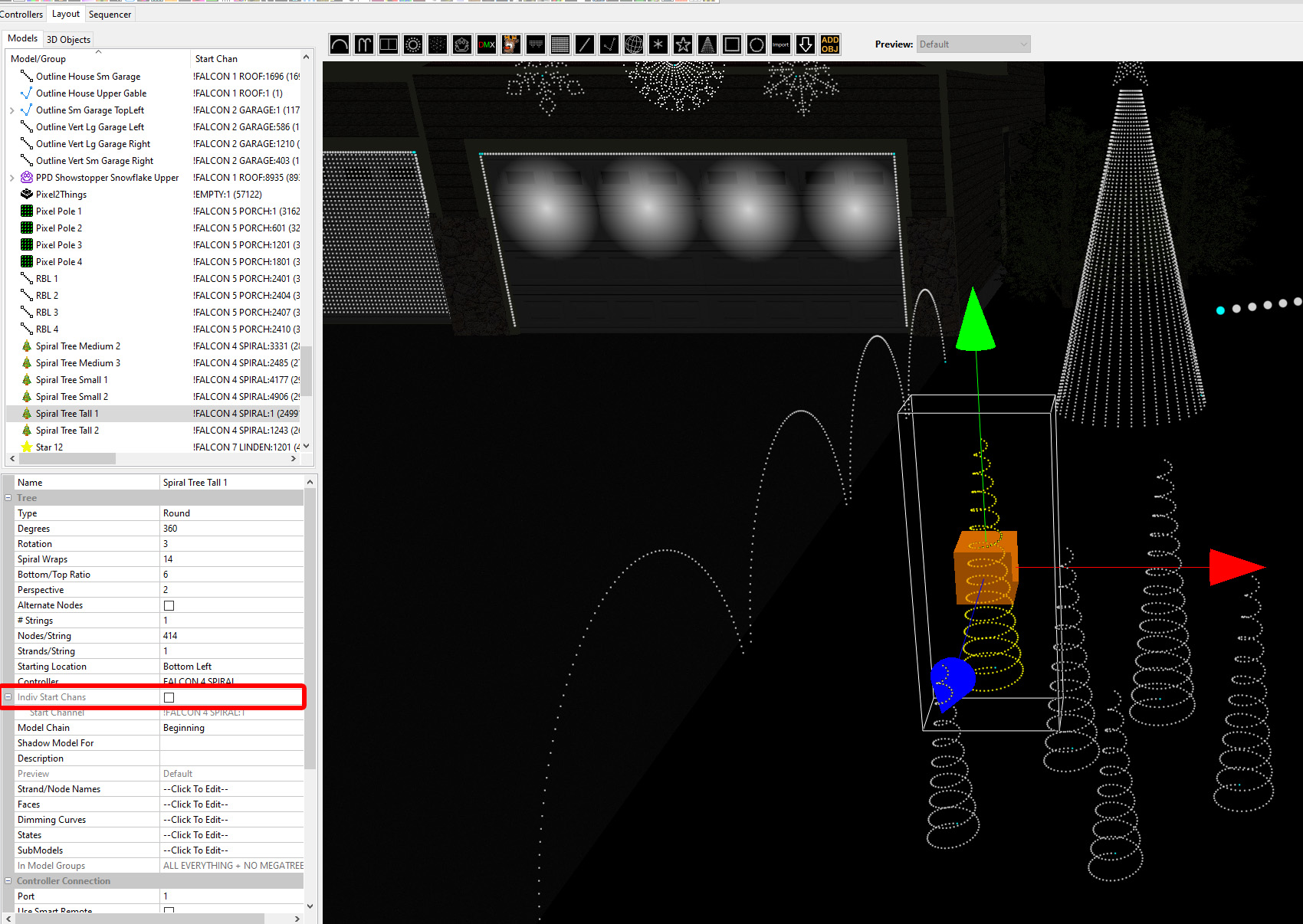 Individual Start Nodes Does not work on Spiral Trees · Issue #3455 · xLightsSequencer/xLights ...