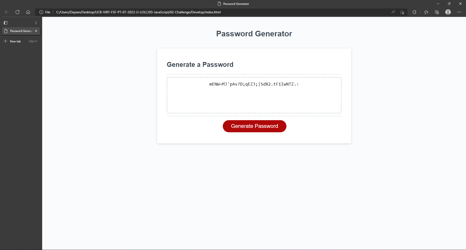 GitHub - Dayian24/Challenge-3: Js logic to generate a random password.