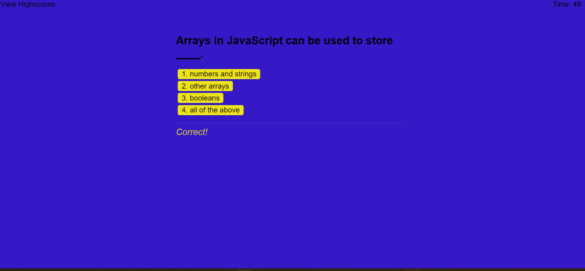 Github Cam1024 Coding Quiz