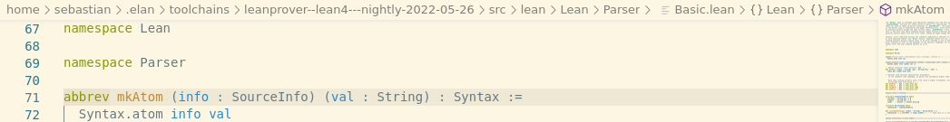 Include Namespacing In Breadcrumbs · Issue 188 · Leanprover Vscode Lean4 · Github