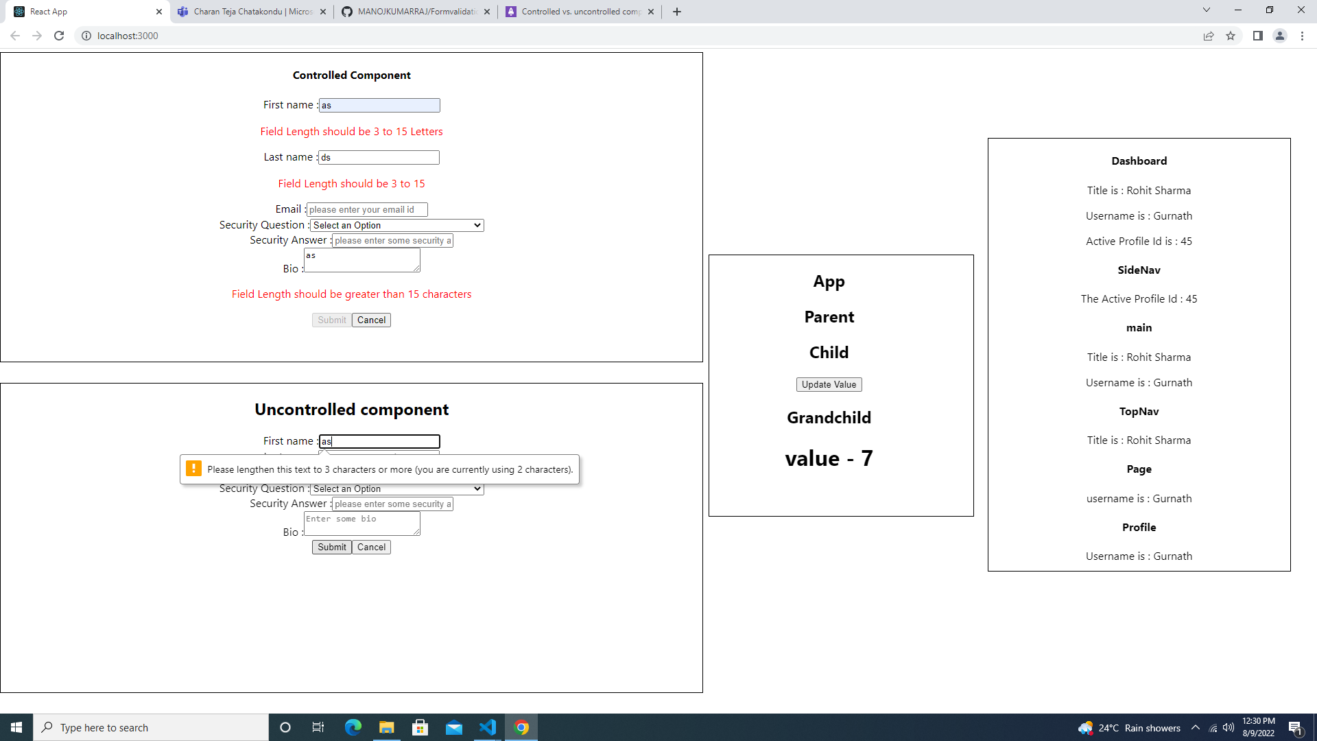 GitHub - MANOJKUMARRAJ/Formvalidation