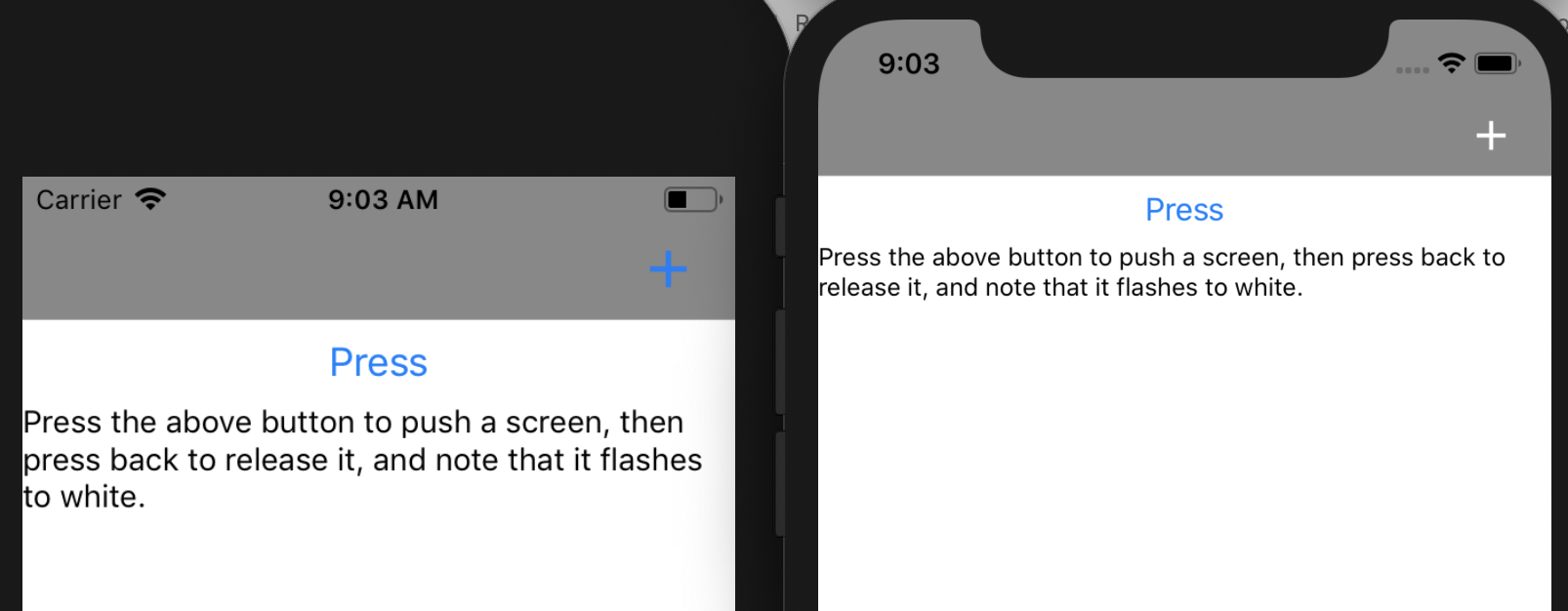 7.7.0 regression with TopBar button color on IOS 12 · Issue #6877 · wix/react-native-navigation ...