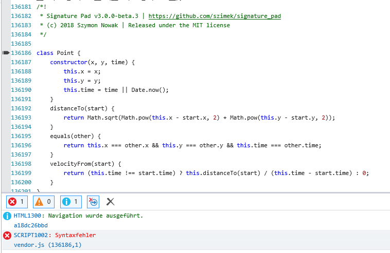 Ie11 Syntaxerror · Issue 405 · Szimeksignaturepad · Github