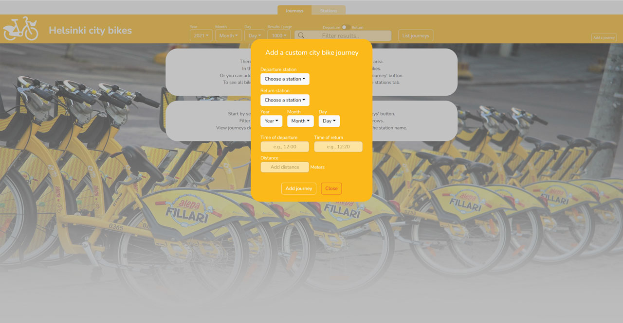 GitHub - hosssu/Helsinki-city-bike-app: Dev Academy pre-assignment