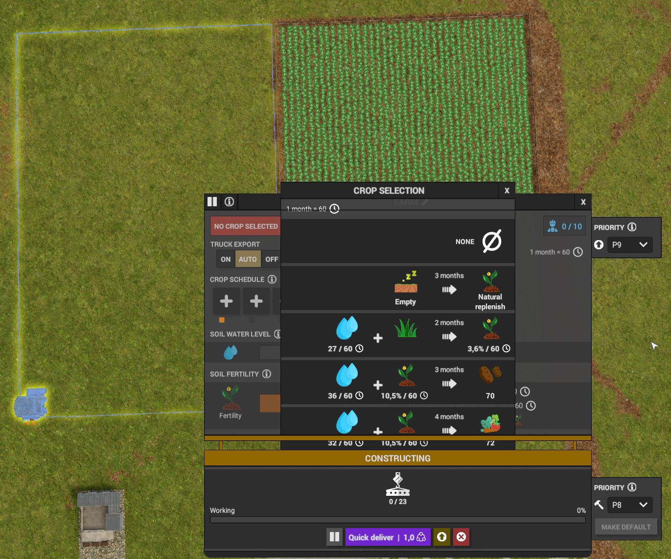 UI - Planned Farm - Crop Selection Window not properly drawn · Issue ...