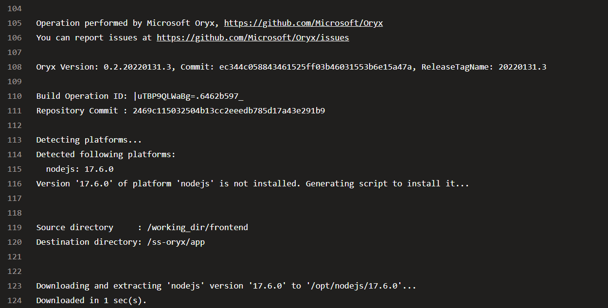 ADO build task ignores platform.apiRuntime · Issue #763 · Azure/static ...