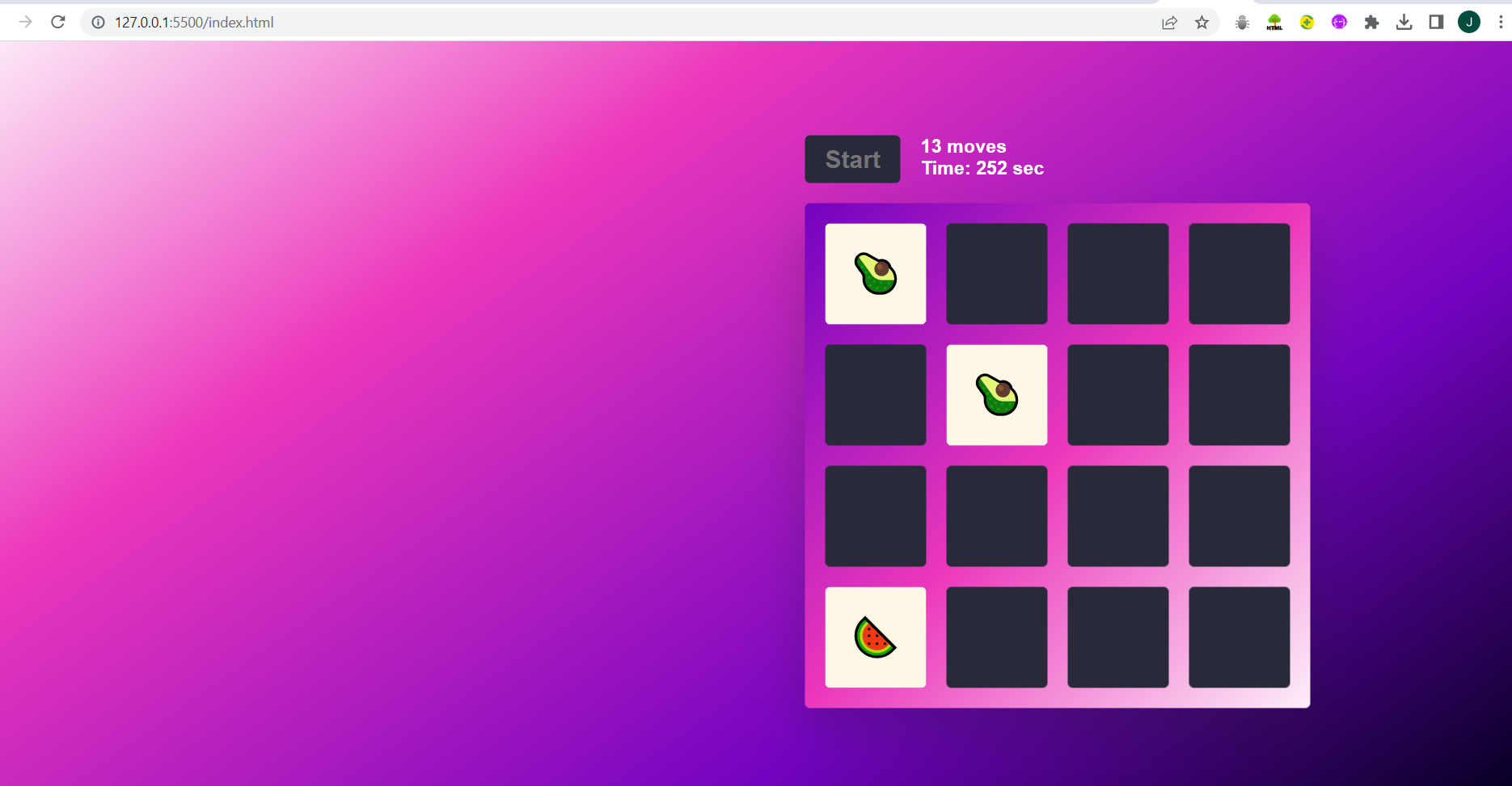 New Game Memory Game · Issue 268 · Kunjgitgamezone · Github 5843