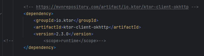 java.util.ServiceConfigurationError: io.ktor.client ...