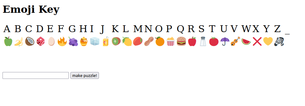 GitHub - kl0wn/emoji-puzzle: a simple puzzle using emojis