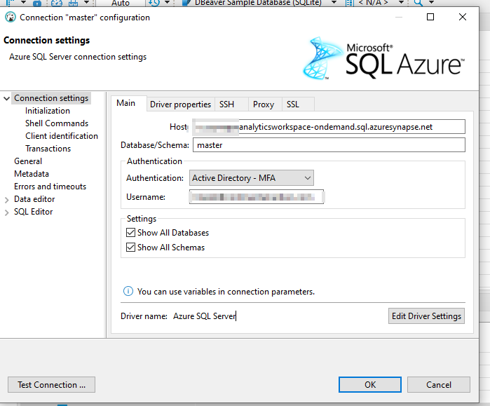 Azure Synapse not showing DBO Views · Issue #17648 · dbeaver/dbeaver · GitHub