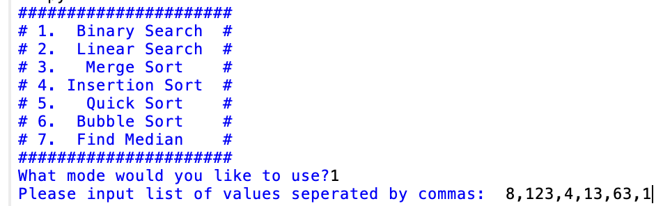 GitHub - Joekr-HaHa/Text-Based-Searching-and-Sorting-Visualiser