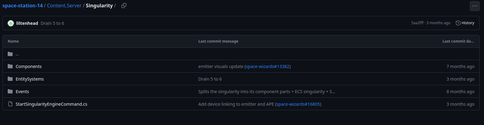 Self Singuloose · Issue #18825 · space-wizards/space-station-14 · GitHub