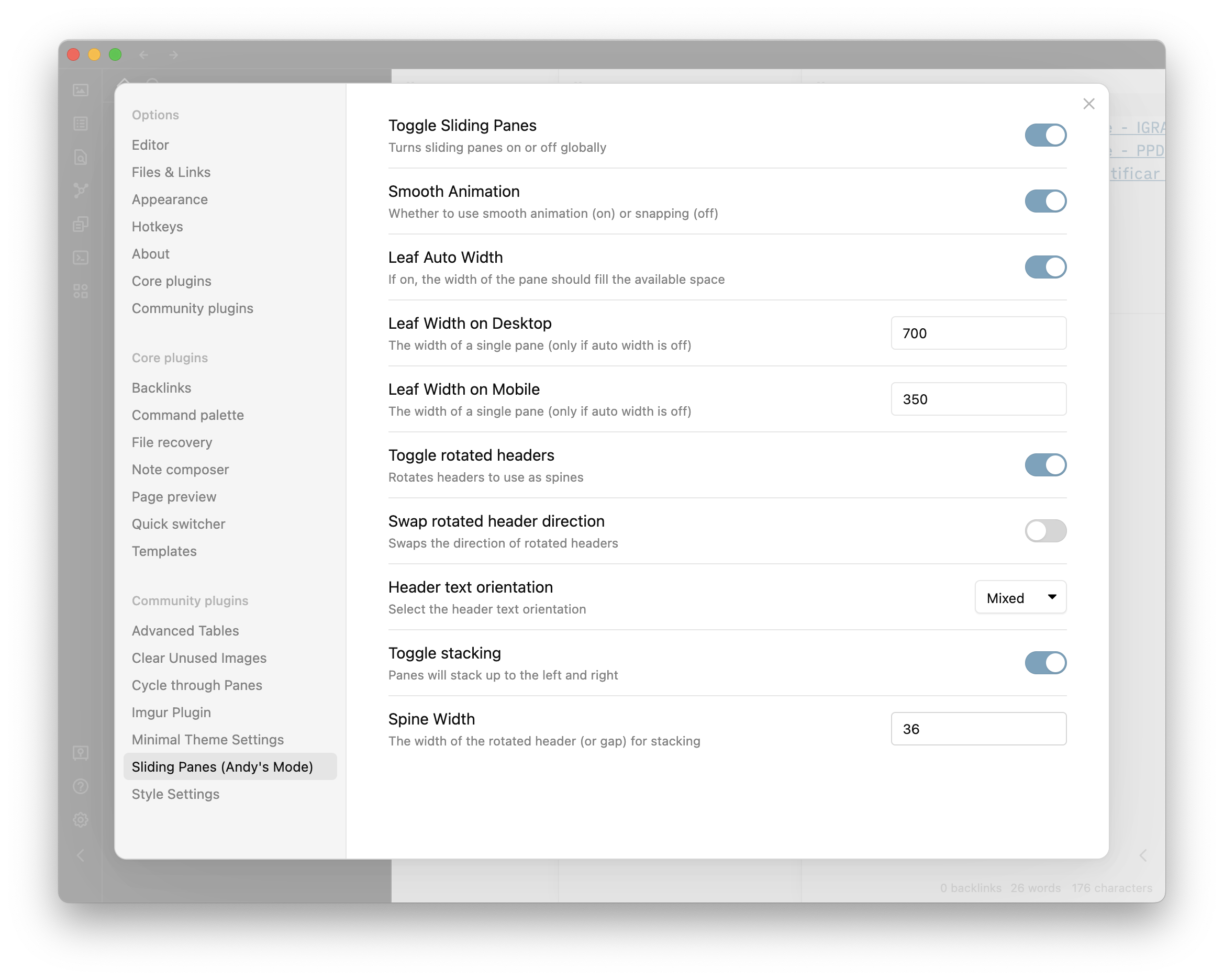 Sliding Panes plugin not working properly with Minimal Theme · Issue #368 · kepano/obsidian ...