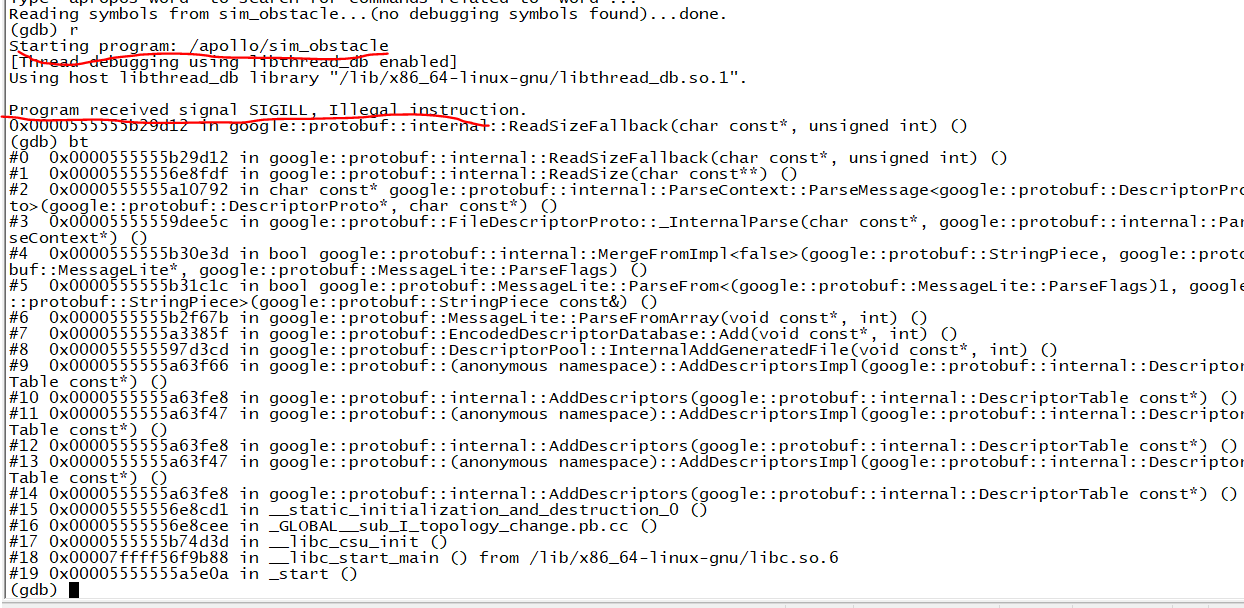 Simobstacle 崩溃,是因为avx指令集的原因吗? · Issue 14486 · Apolloautoapollo · Github 2349