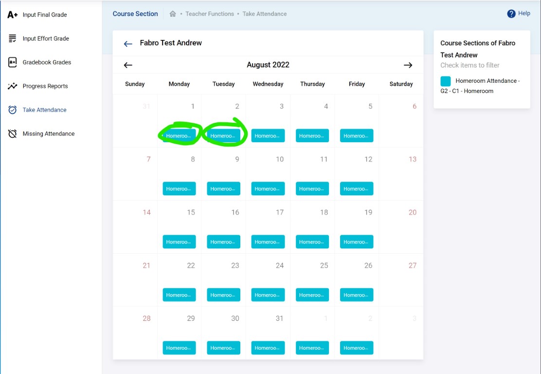 Explicitly show which day there are missing attendance · Issue #469 · PacificEMIS/Pacific-SIS ...