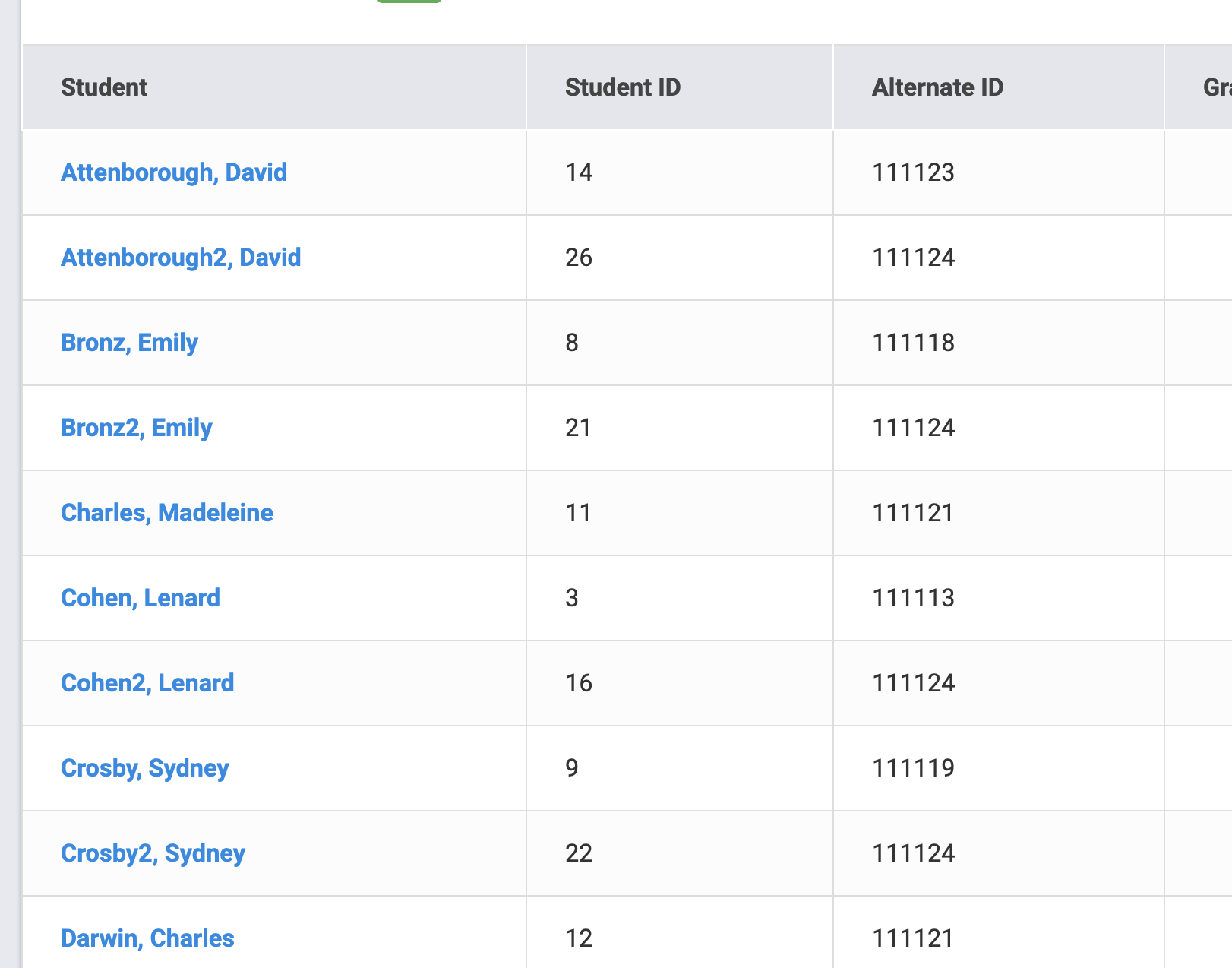 System accepts duplicate Alternate ID · Issue #65 · OS4ED/openSIS ...