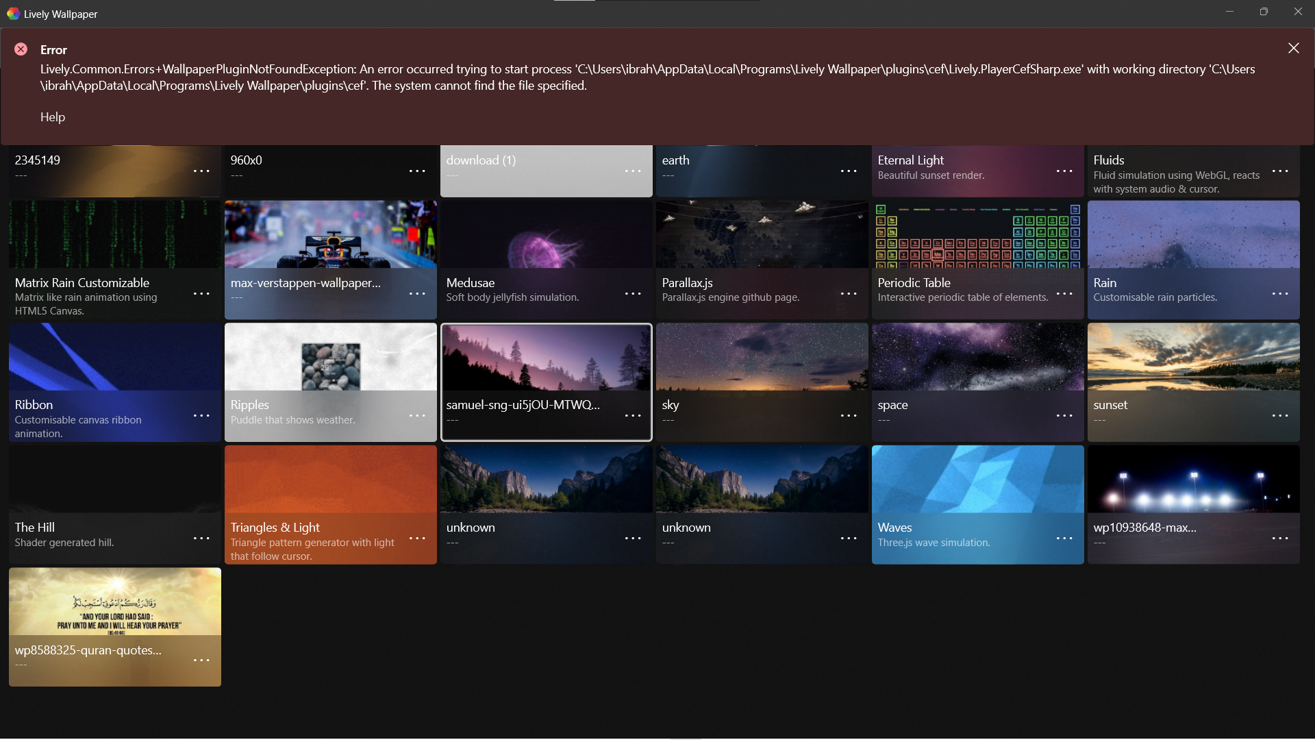 cant open orginal wallpapers · Issue #1300 · rocksdanister/lively · GitHub