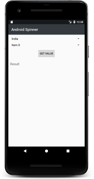 GitHub - droidhubworld/Android-spinner: Android spinner (drop down list) example