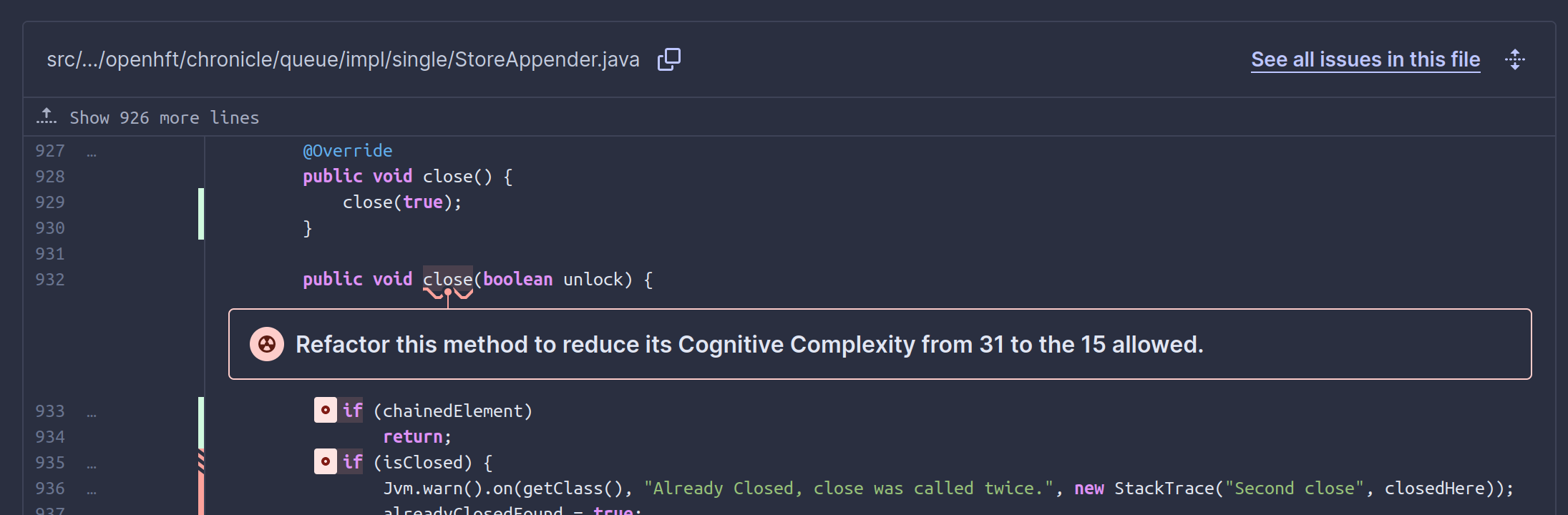 Refactor Storeappendercontext Close · Issue 1392 · Openhft Chronicle Queue · Github