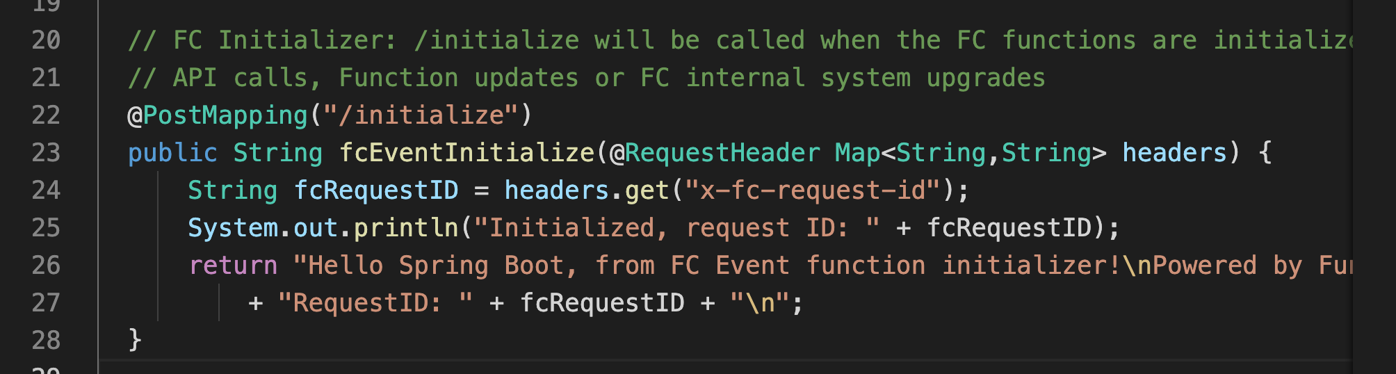 custom-container springboot示例无需handler和initializer · Issue #378 · devsapp/fc · GitHub
