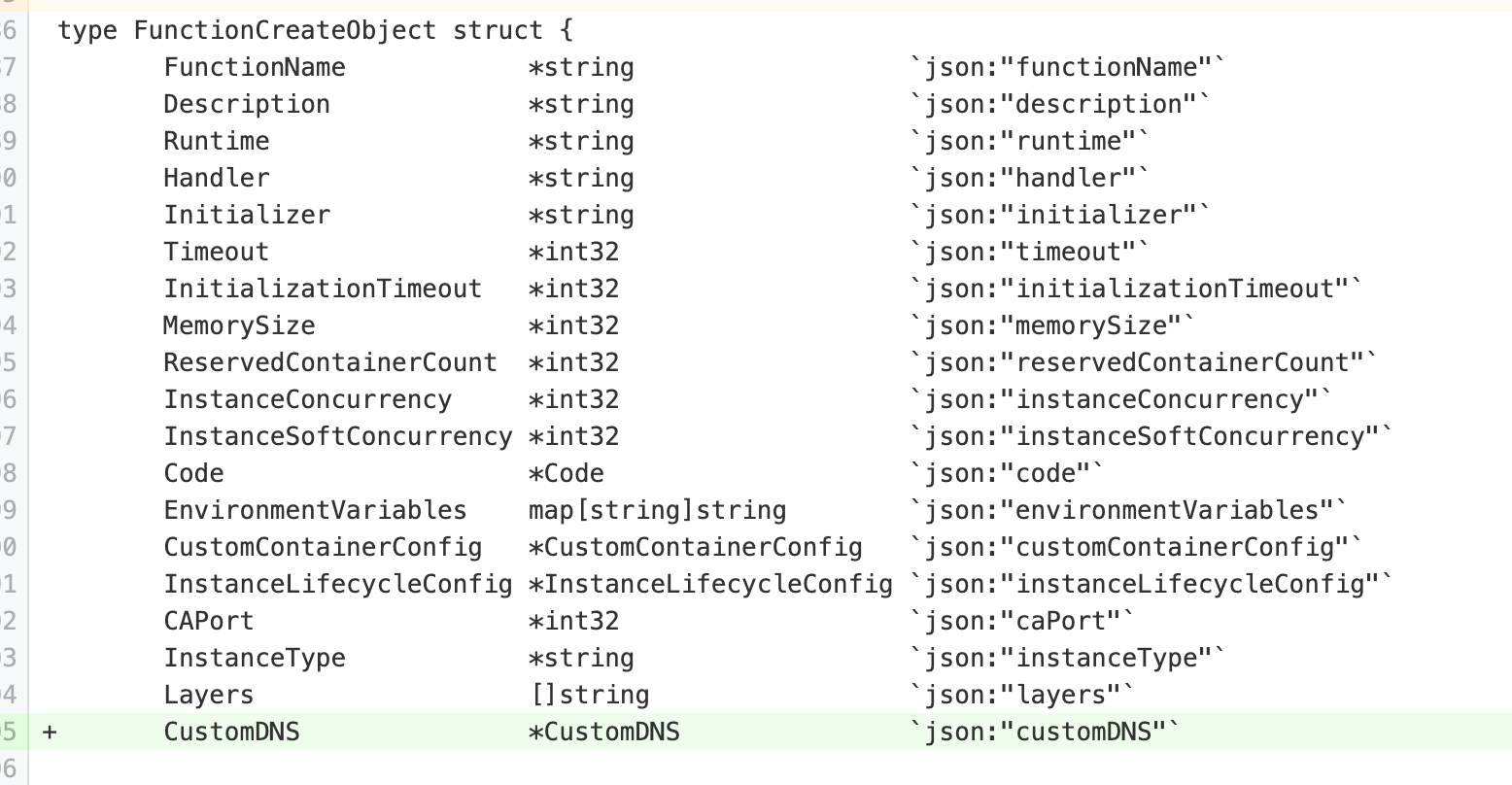 serverless devs 支持 custom dns 参数 · Issue #455 · devsapp/fc · GitHub