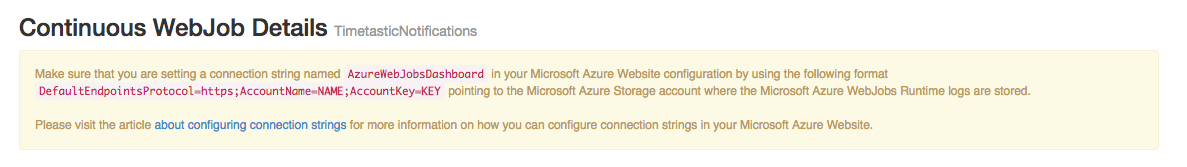 Setting The Azurewebjobsstorage And Azurewebjobsdashboard In Core 2 0 Webjobs · Issue 1367