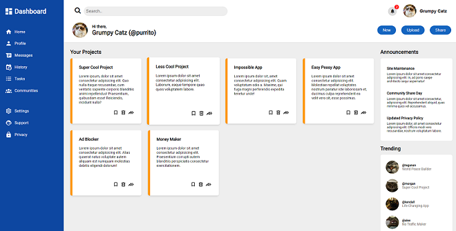 GitHub - Swhag/Project-Admin-Dashboard