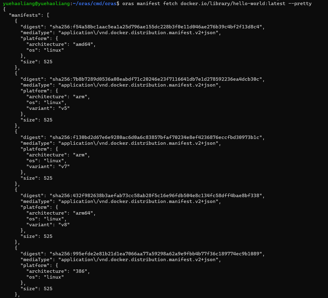 oras pull to support pulling the `manifest.config` object · Issue #131 · oras-project/oras · GitHub