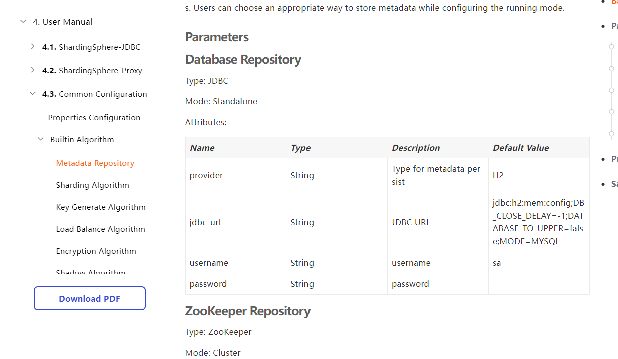 metadata repository · Issue #25512 · apache/shardingsphere · GitHub